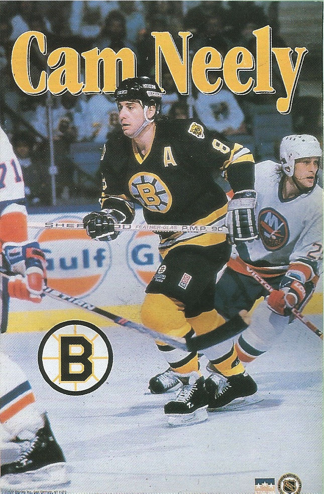 Cam Neely BOSTON BRUINS Original Starline Poster MINI Promo Piece 3x5 ...